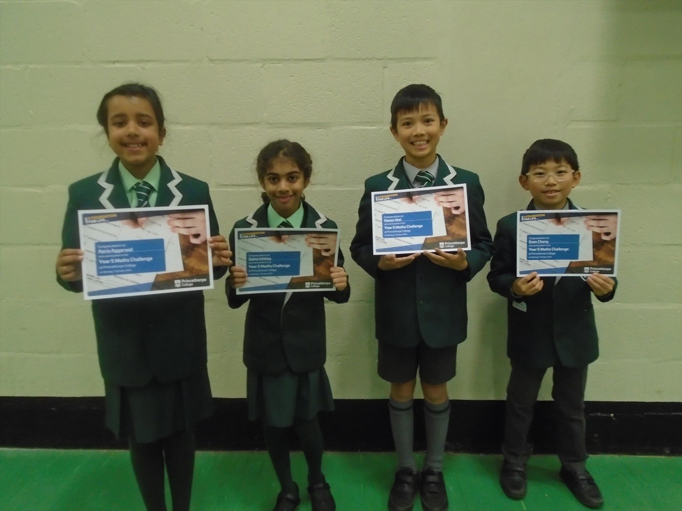 Princethorpe College Mathematics Challenge 2024