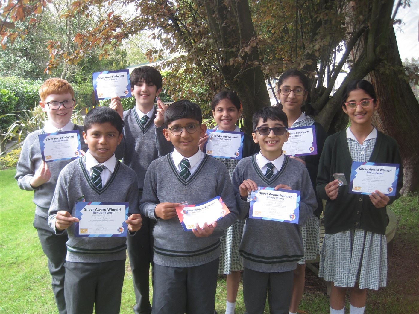 Primary Maths Challenge Bonus Round Winners